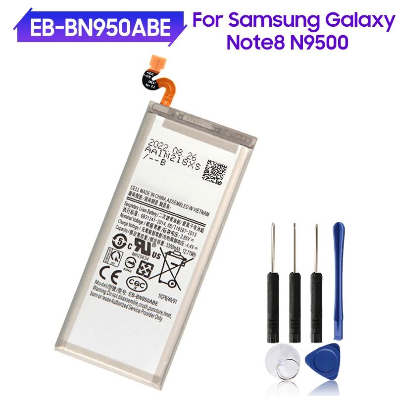 휴대폰 교체 배터리 EB-BN950ABE EB-BN950ABA, 삼성 갤럭시 노트 8, 노트 8, N9500, N9508 ...