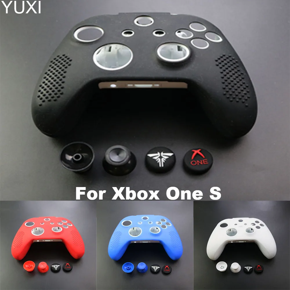 YUXI-Silicone-Gel-Rubber-Case-para-Microsoft-Xbox-One-Slim-Controller ...