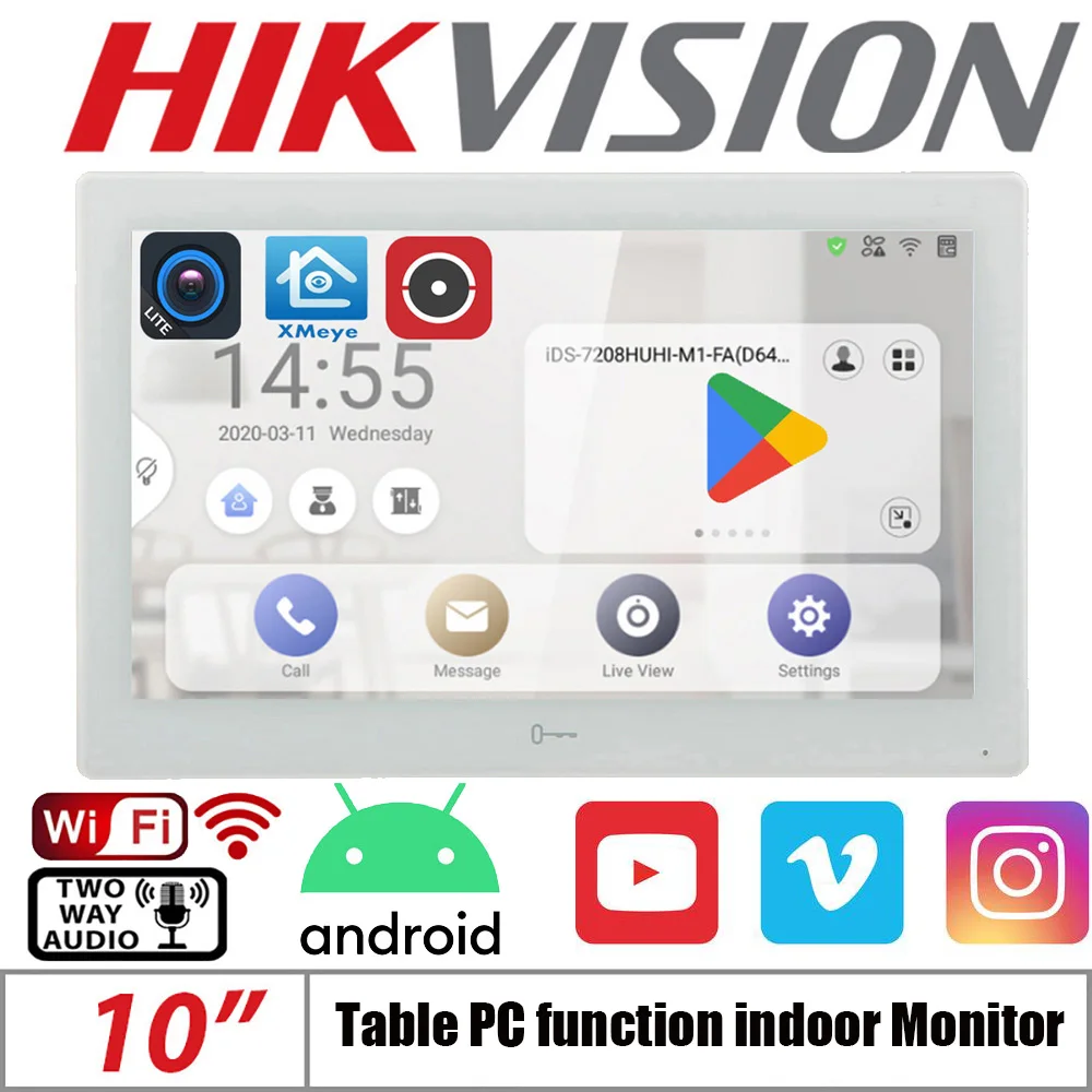 Original-hikvision-international-10-inch-DS-KH9510-WTE1-B-Indoor ...