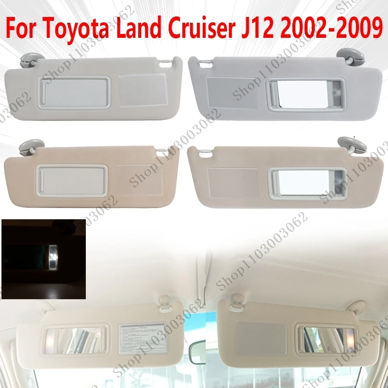 Sun Visor With Lamp For Toyota Land Cruiser J12 2002-2008 2009 Prado ...
