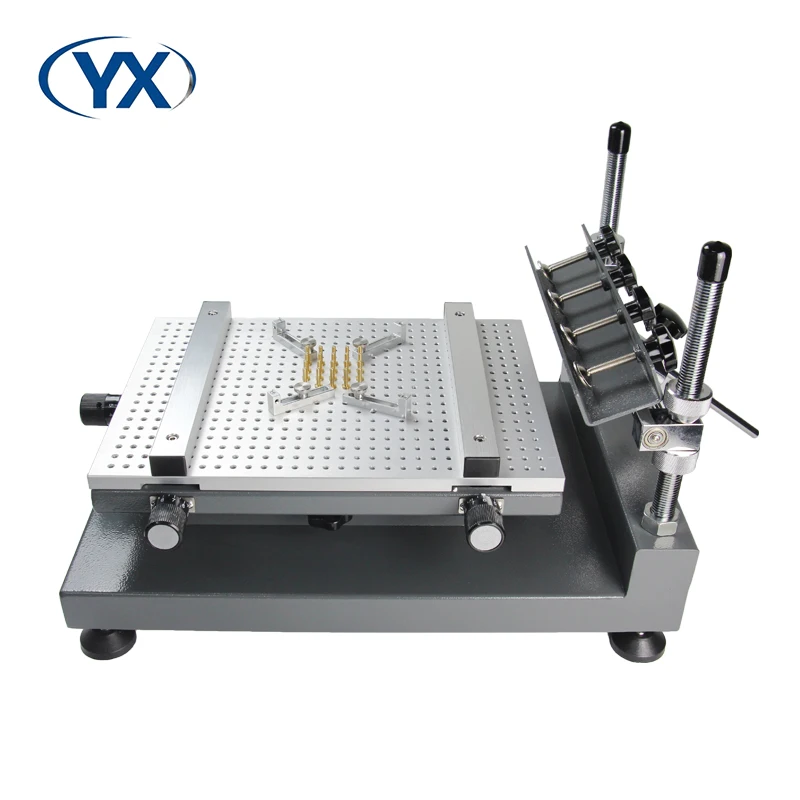 Stable Use Pcb Stencil Printer, Manual Pcb Assembly Machine With Pcb ...