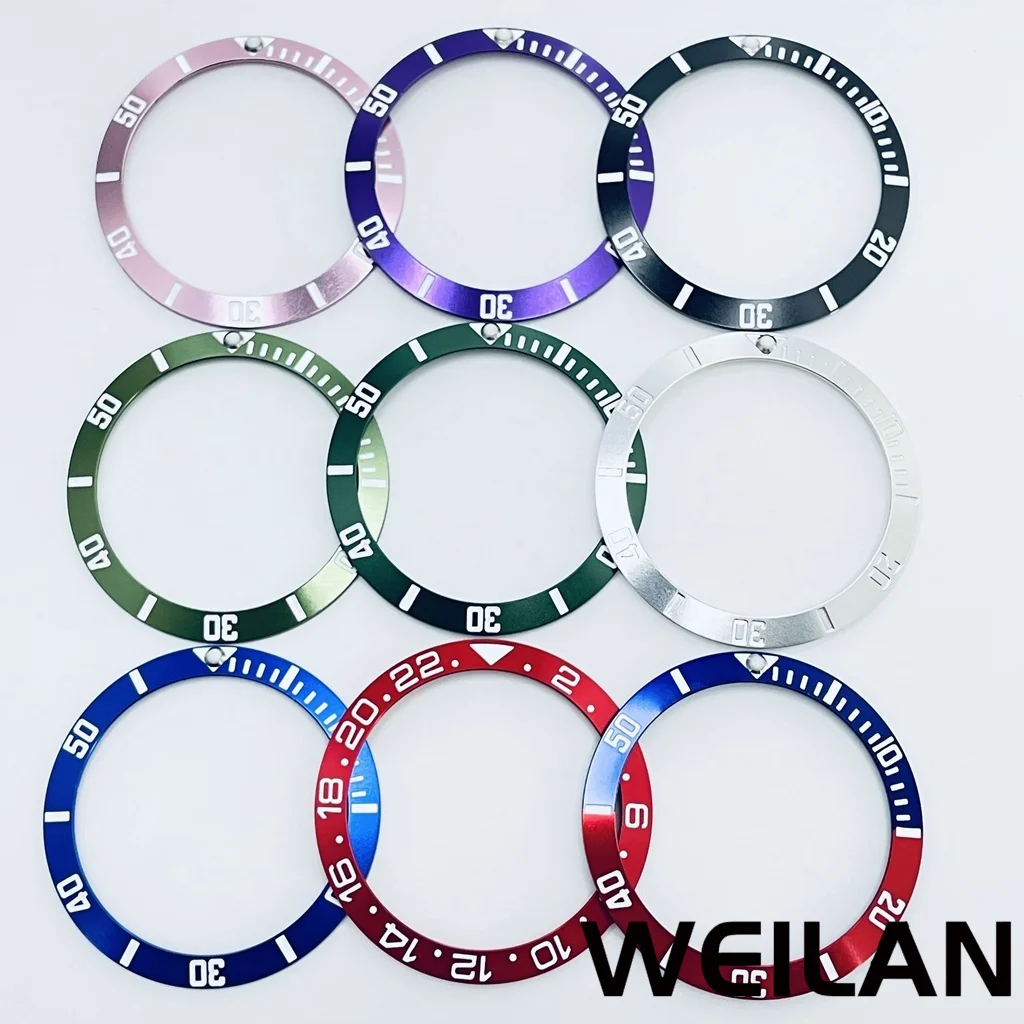 38mm-Aluminum-Ring-GMT-Diver-s-Style-Watch-Bezel-Insert-For-40mm-Watch ...