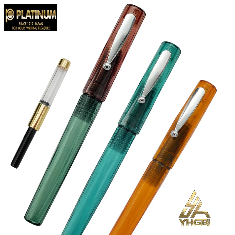 Original Platinum Fountain Pen PREFOUNTE 3 Colors Transparent 0.3mm ...