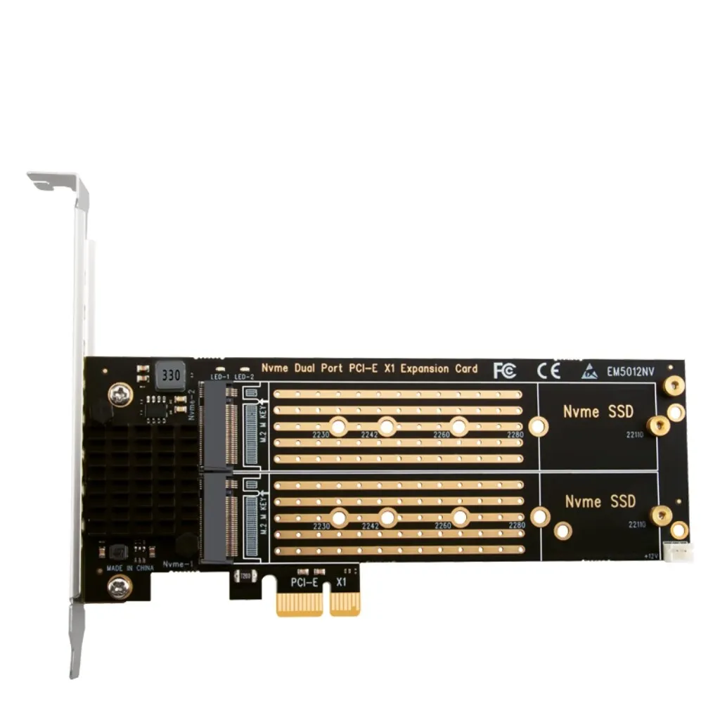 PCIe-To-M2-NVME-Adapter-Card-PCIe-X1-2Port-NVME-M-Key-SSD-Converter-M-2.jpg