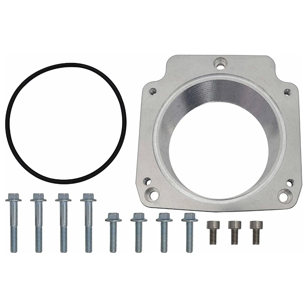 ICT-Billet-LS-Throttle-Body-Adapter-LS1-3-Bolt-Intake-Manifold-to-LS3-4 ...