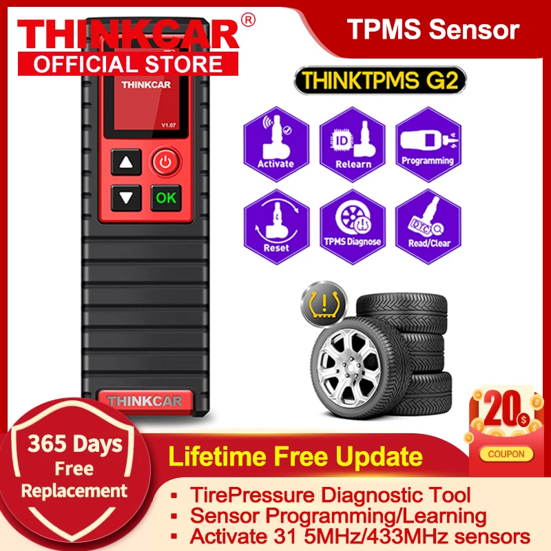 Thinkcar Thinktpms G2 Thinktool Pro Pros Pros+ Functional Modular Obd2 ...