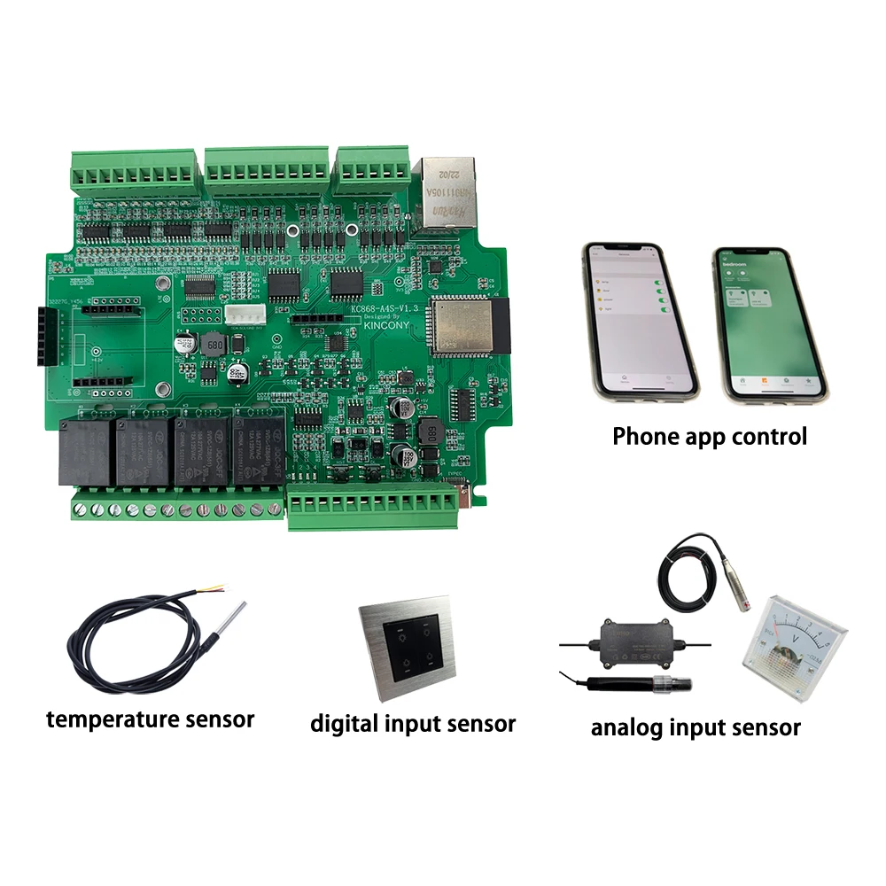 Kc868 A4s Esp32 Esphome Tasmota Arduino 24g Gsm Pwm Analog Output Iic