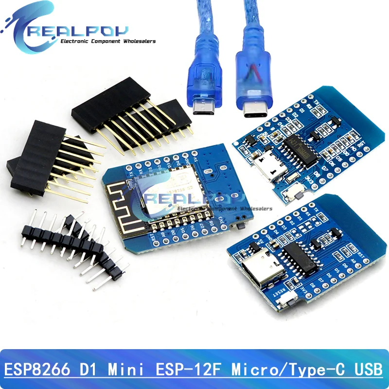 ESP8266-ESP-12-ESP-12F-WeMos-D1-Mini-Module-Wemos-WiFi-Development ...