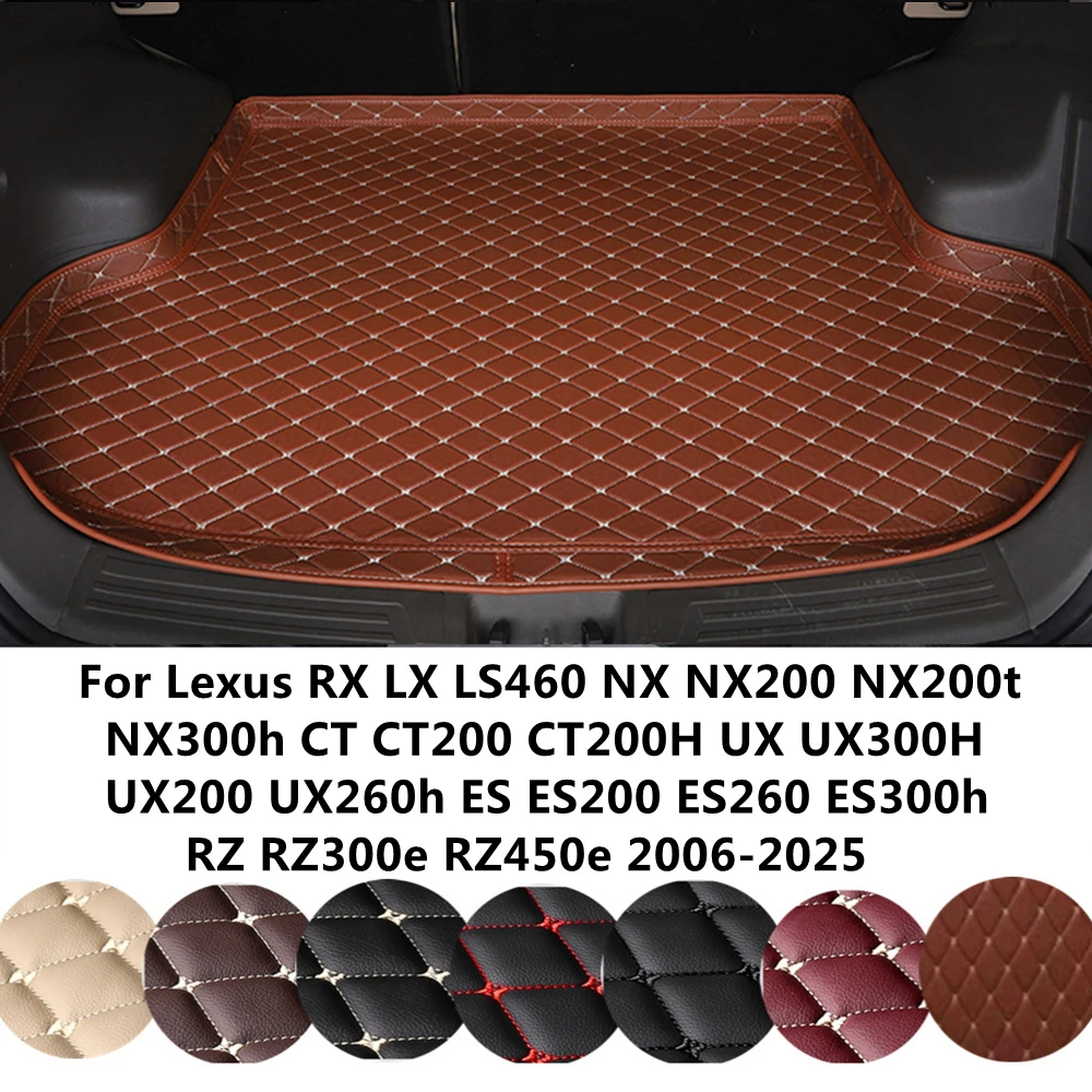 YJ High Side XPE Leather Car Trunk Mat Custom Fit For LEXUS RX LX LS460 ...