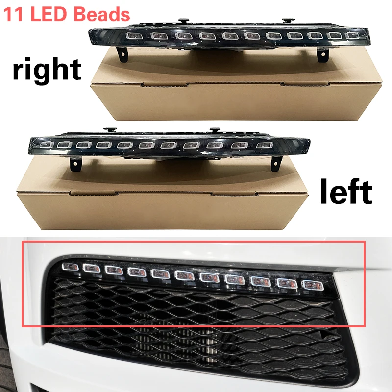 4L0953041E 4L0953042E for Audi Q7 2010-2015 11 LED Beads Automobile ...