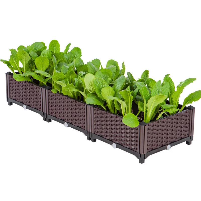Balcony Vegetable Planting Box Vegetable Flowerpot Terrace Roof Large ...