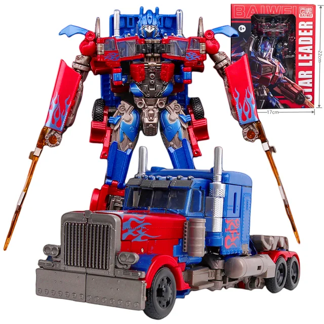 Transforming Toy Robot Figure Movie Classic Autobot Commander Dual ...