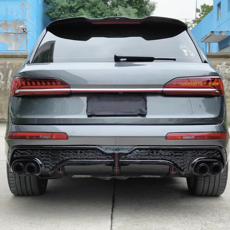 Lip-Rear-Spoiler-For-Auto-Parts-Q7-Body-Kit-RSQ7-Rear-Bumper-Diffuser ...