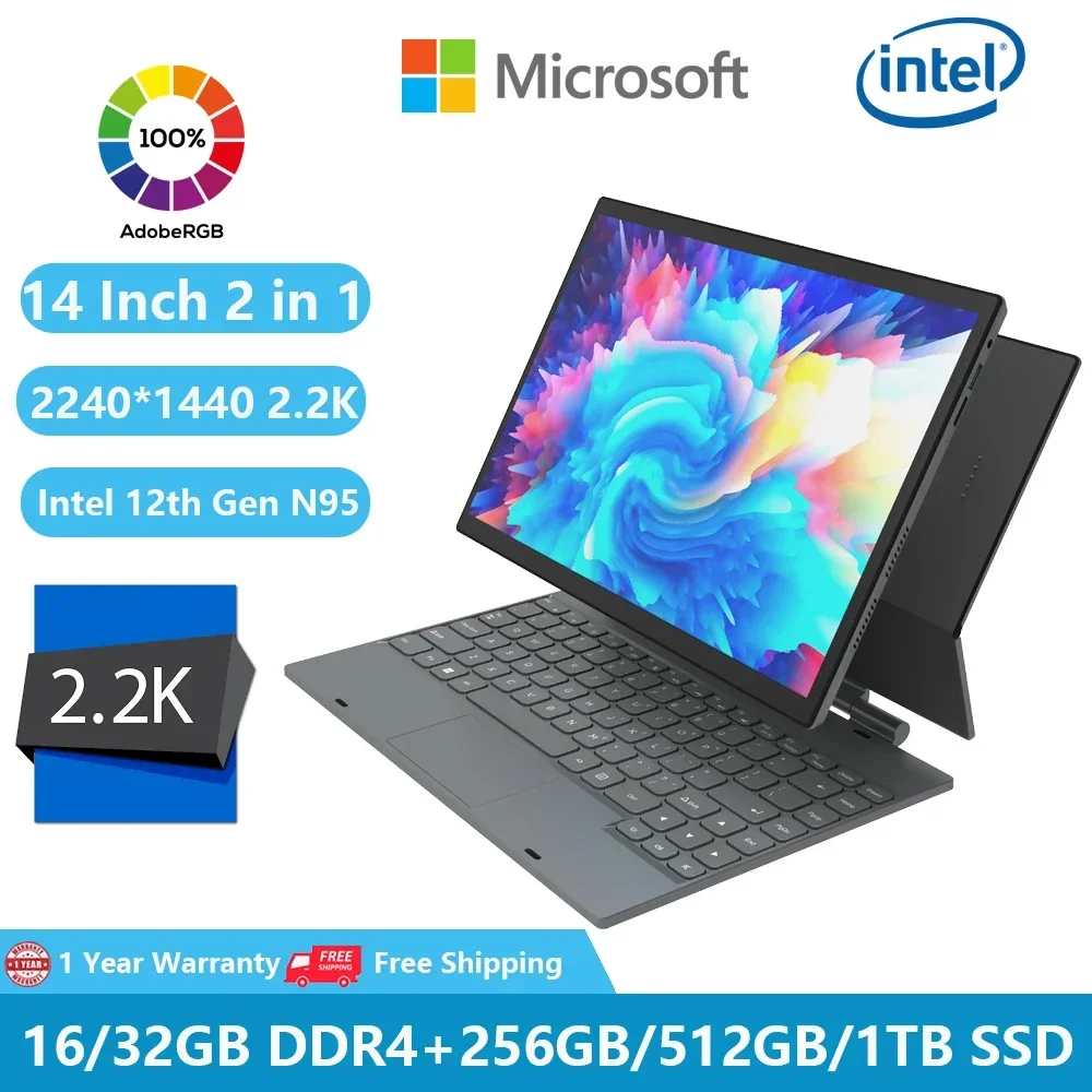 Tabletas-PC-2-en-1-2024-ordenadores-port-tiles-con-Windows-11-Netbook ...