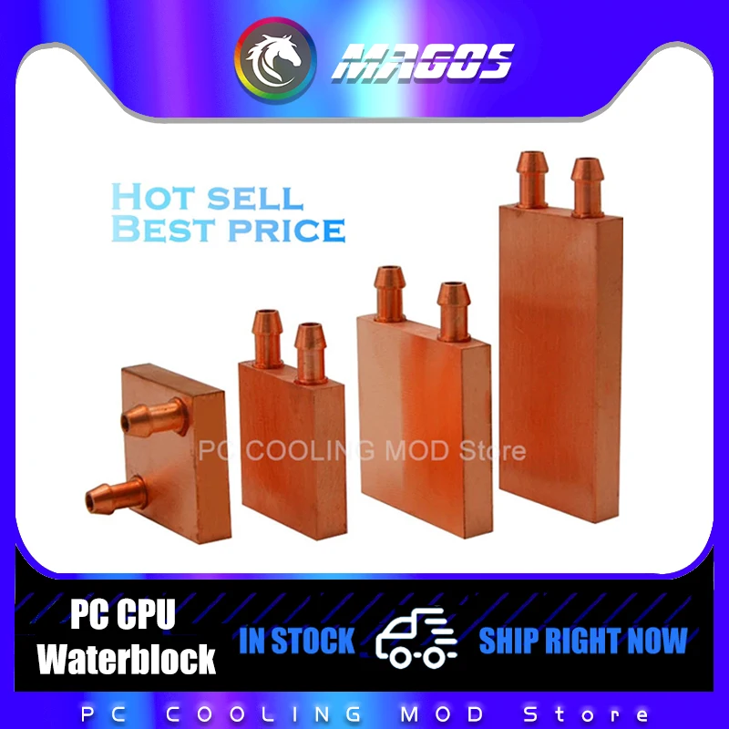 PC-Water-Cooling-CPU-GPU-Cooler-Northbridge-Waterblock-Pure-Copper ...