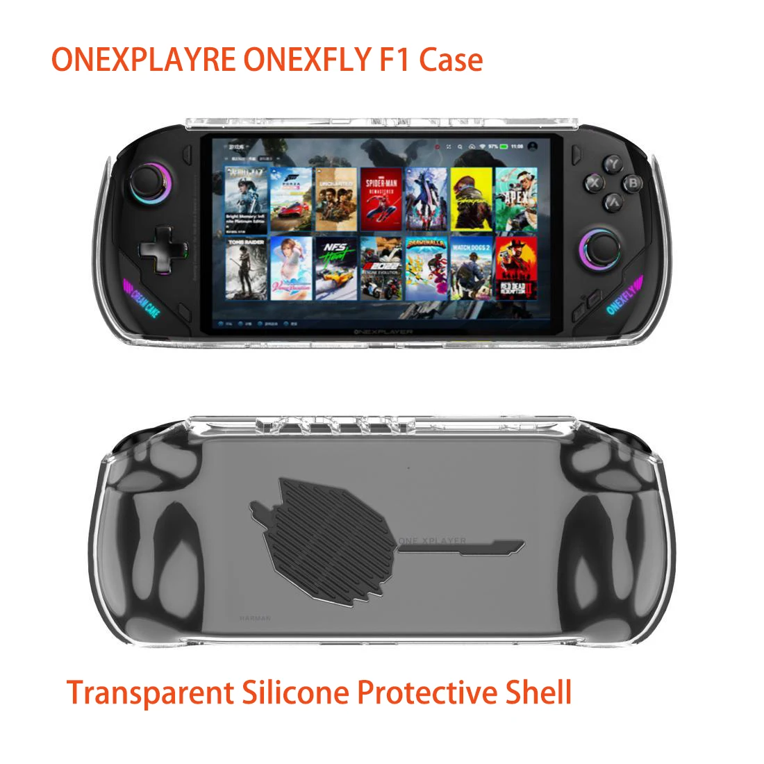 Onexplayer-Onexfly-F1-Protective-Case-Soft-Silicone-Sleeve-Transparent ...