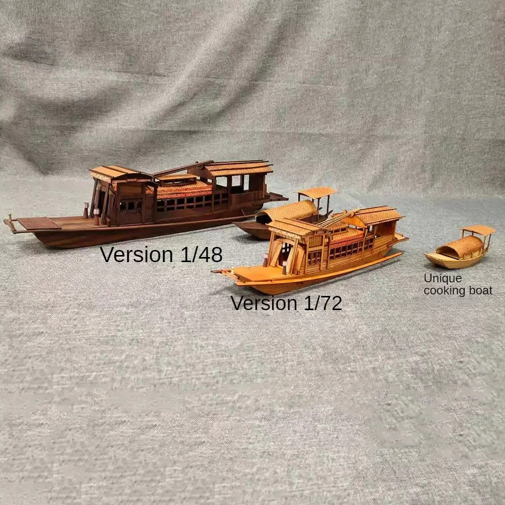 1-48-1-72-Ship-Model-DIY-Simulation-Nanhu-Red-Ship-Model-Pure-Black ...