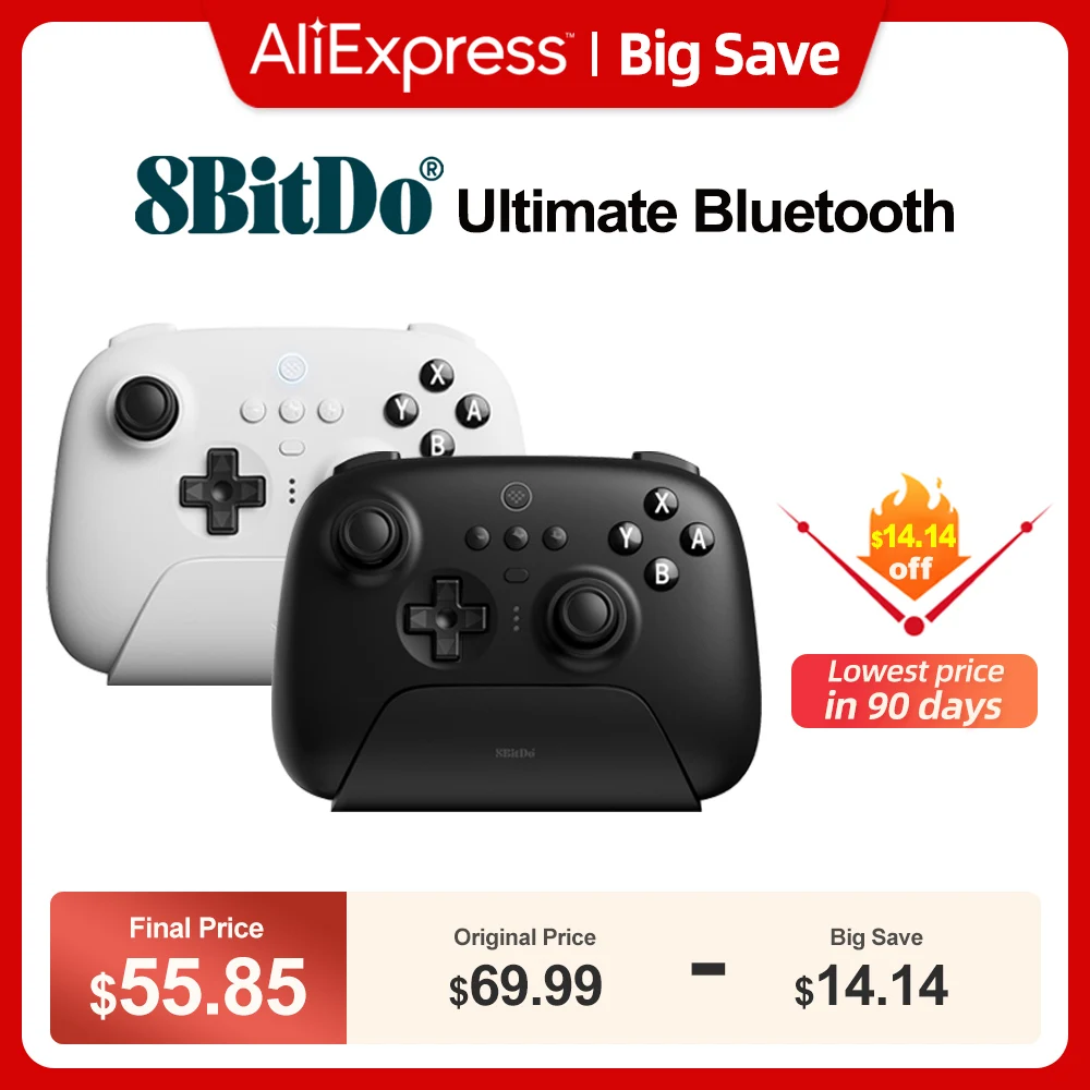 8BitDo-Ultimate-Wireless-Bluetooth-Controller-Gamepad-with-Charging ...