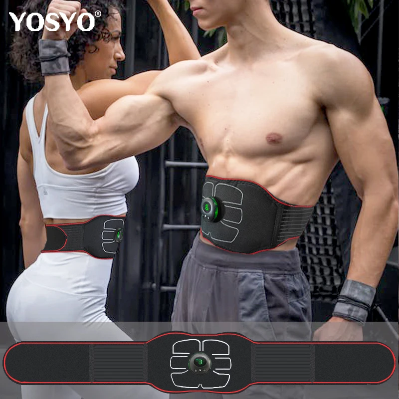 EMS-Electric-Pulse-Abdominal-Muscle-Patch-Exercise-Belt-Shaping-Belt ...
