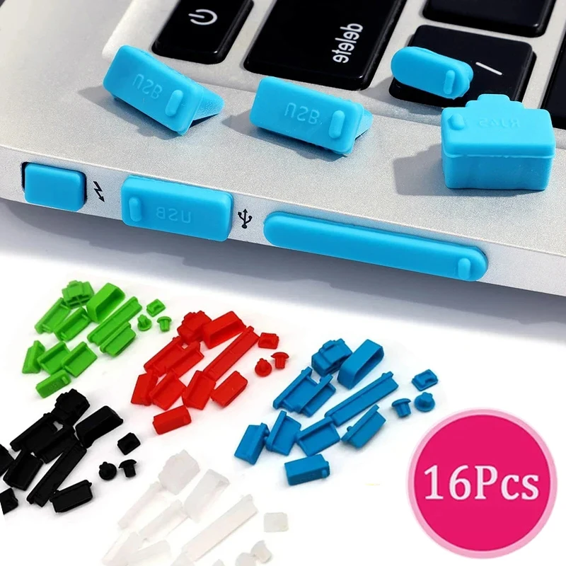 16pcs-set-Universal-Notebook-Anti-Dust-Plug-Laptops-Dustproof-Stopper ...
