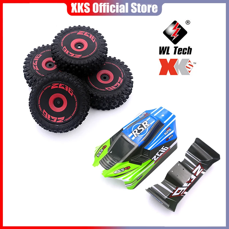 Original WLtoys 144001 144010 Front Wheel Rear Tires Car Body Shell ...
