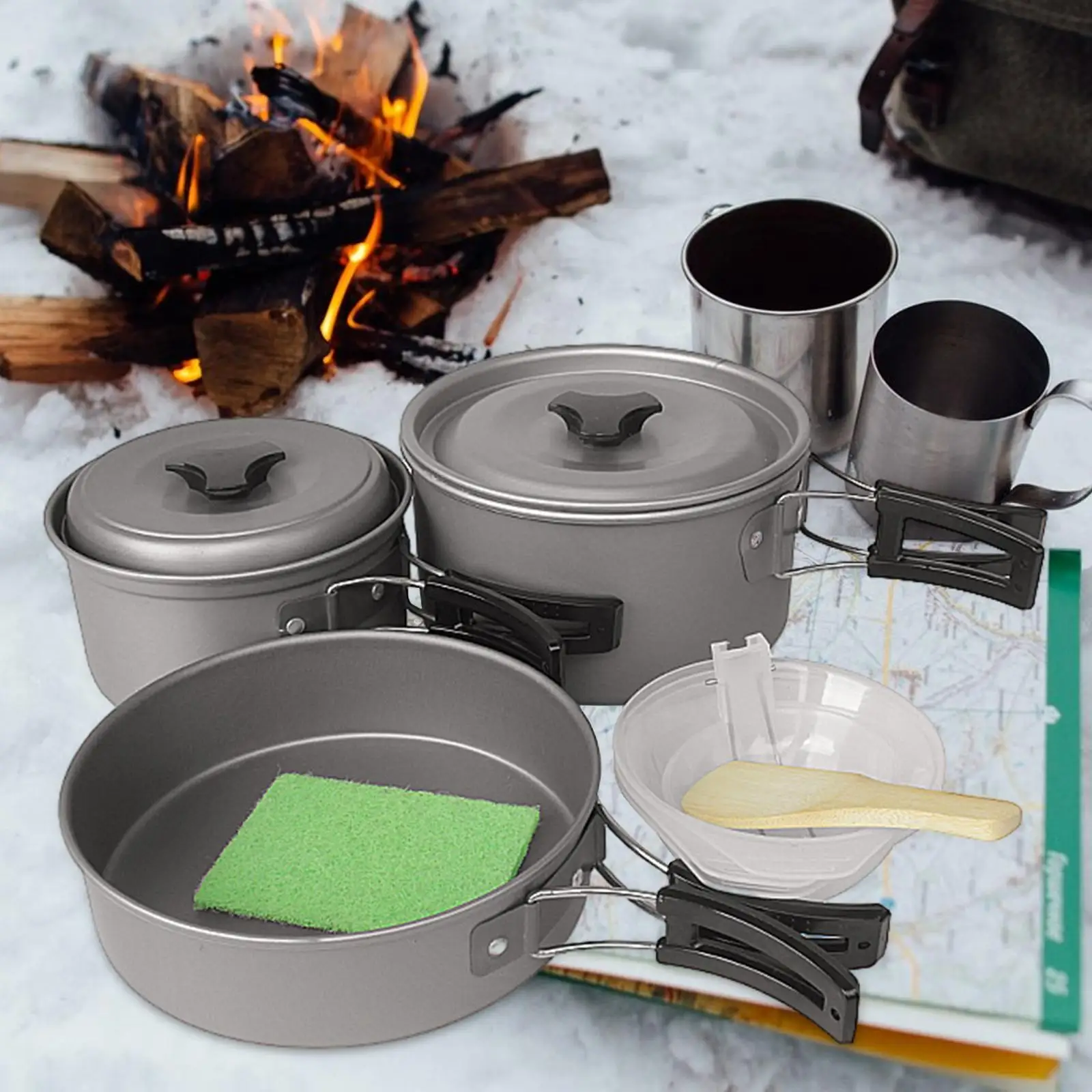 Camping-Cookware-Set-for-Campfire-Pot-and-Pan-Compact-Lightweight ...