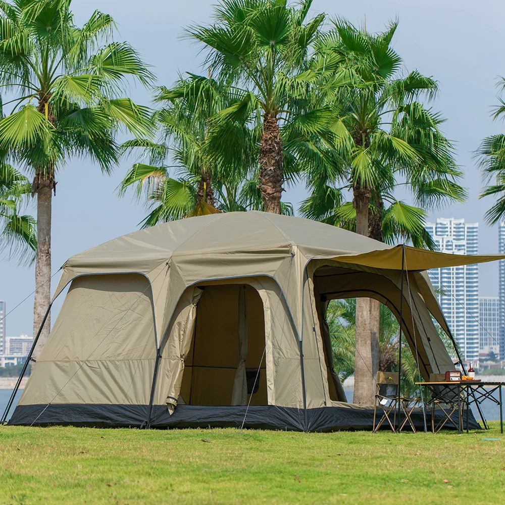 Barraca-grande-da-cabine-do-espa-o-para-fora-acampando-barracas-da-fam ...