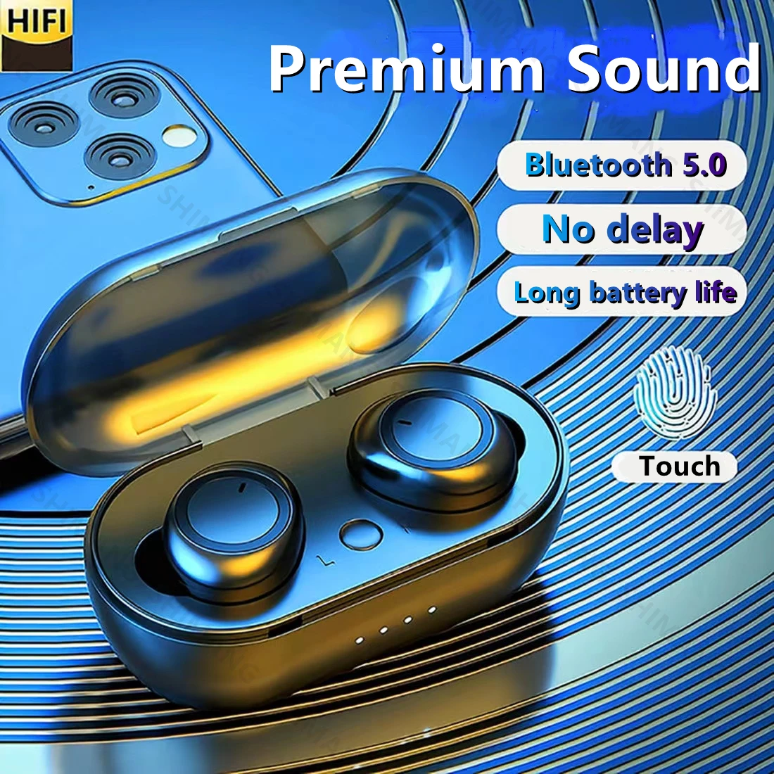 New-Y50-TWS-Bluetooth-compatible-Earphone-Wireless-Headphone ...
