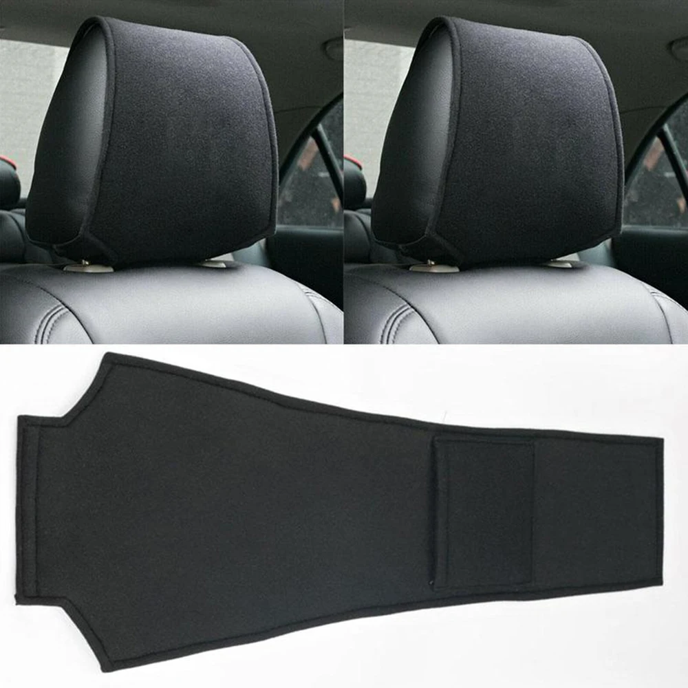 Universal Car Seat Headrest Auto Pillow Case Cushion Neck Cover For ...