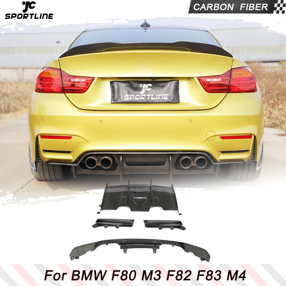 Rear-Bumper-for-BMW-F80-M3-F82-F83-M4-Sedan-Coupe-Convertible-2014-2019 ...