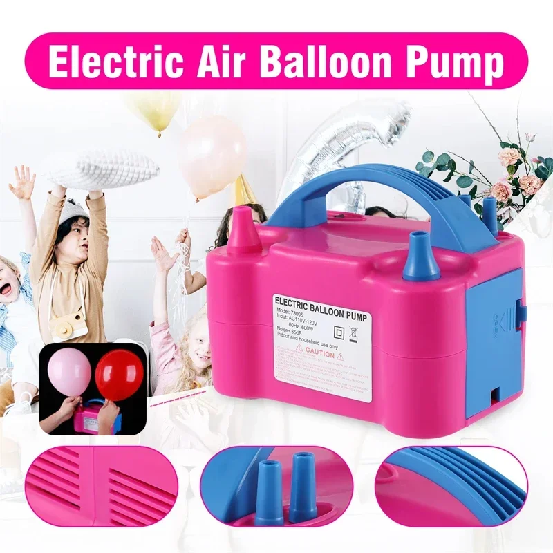 High-Voltage-Double-Hole-AC-Inflatable-Electric-Balloon-Pump-EU-Plug ...