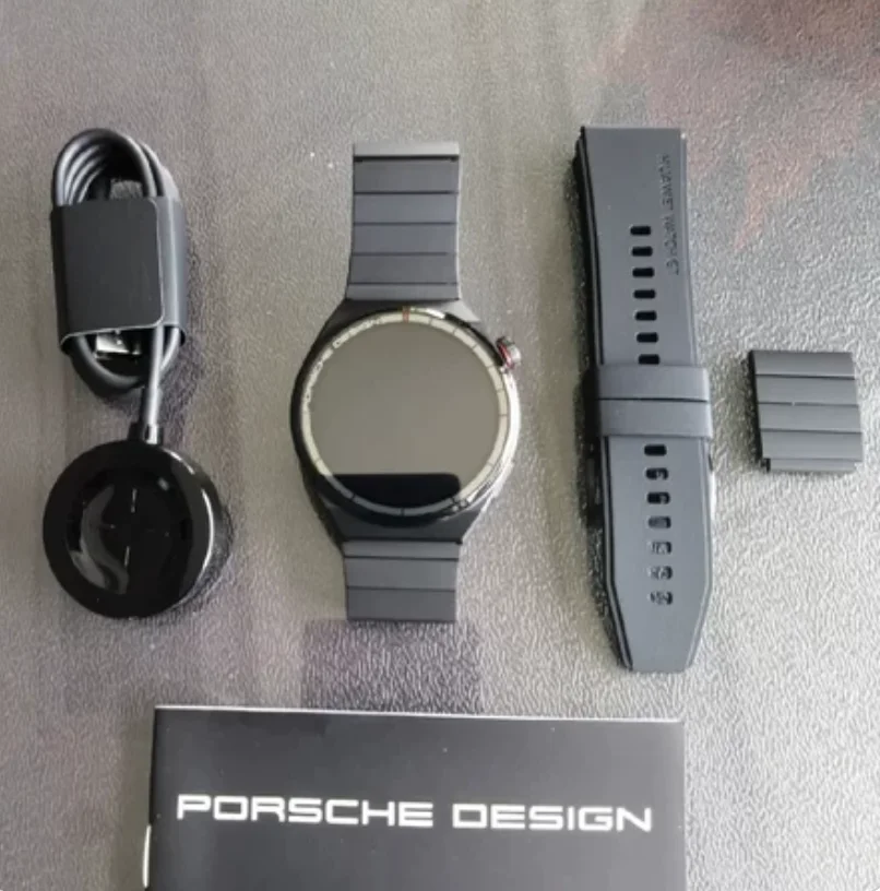 Original-HUAWEI-WATCH-GT-3-Porsche-Design-Black-Titanium-Strap-Diving ...