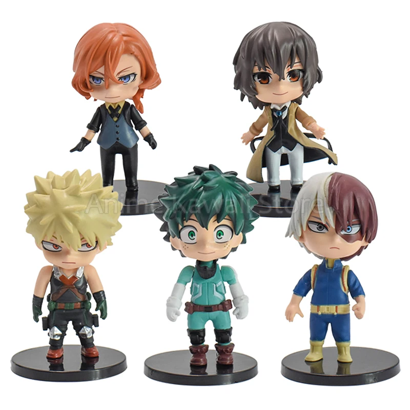 5Pcs-Set-Anime-My-Hero-Academia-Action-Figures-Midoriya-Izuku-Bakugou ...