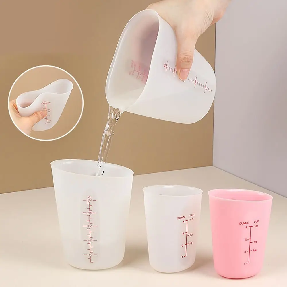 125-250-500ml-Soft-Silicone-Measuring-Cup-Tools-With-Scale-Handmade ...