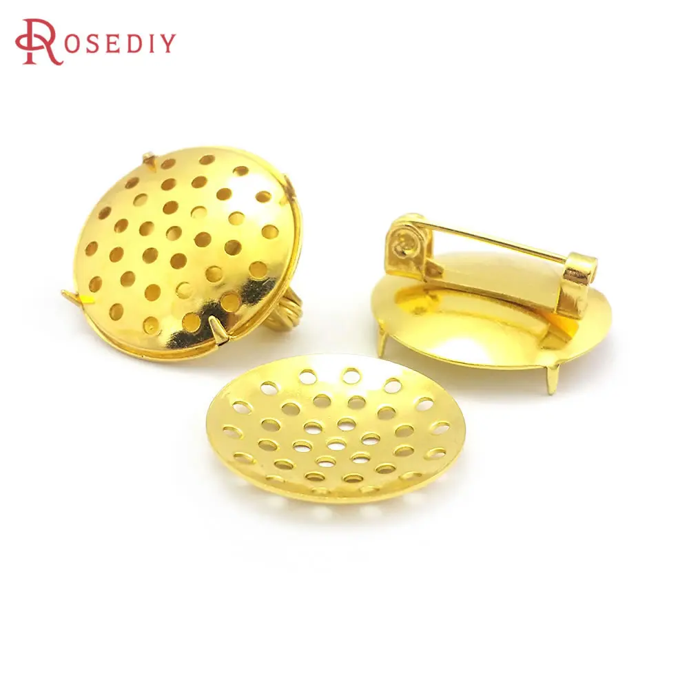5-Sets-18MM-25MM-30MM-Brass-Combinable-Round-Brooch-Base-Brooch-Pins ...