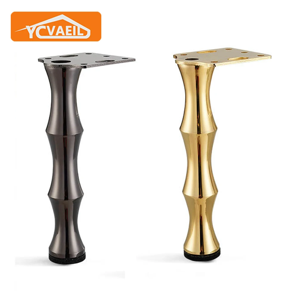 4pcs-Black-Gold-Furniture-Legs-Metal-for-Replacement-Coffee-Table-Legs ...