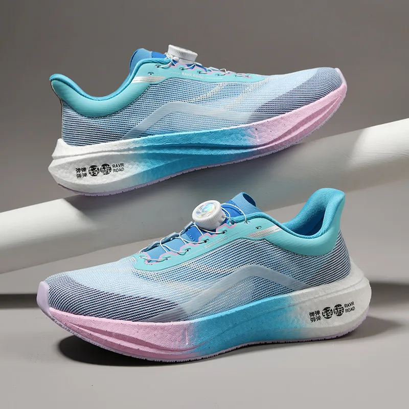 Rotary-Buckle-Sneakers-Men-Women-Size-36-45-Unisex-Carbon-Plate-Running ...