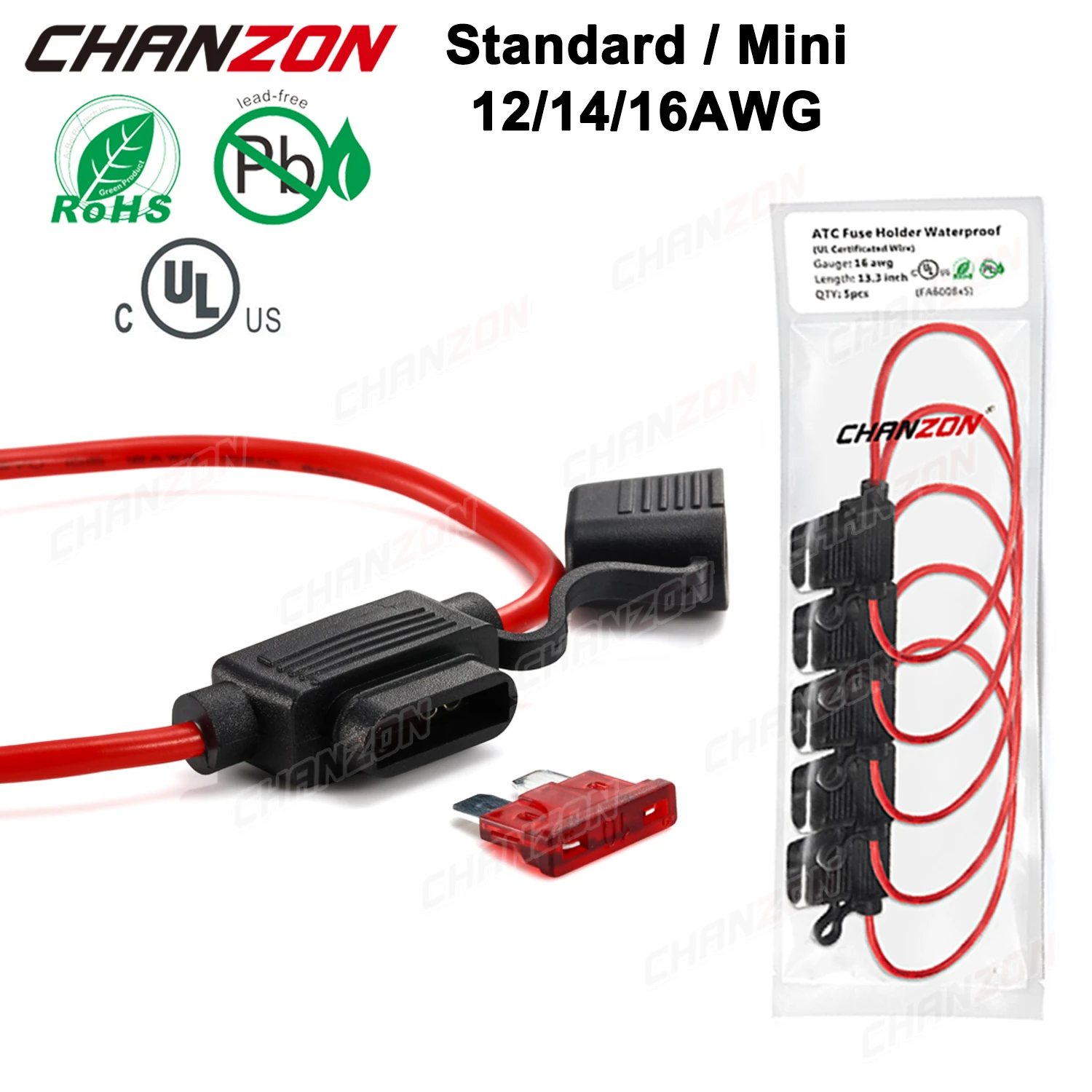 12 Awg Wire Fuse Holder | Waterproof Fuse Holder | Inline Fuse Holder ...