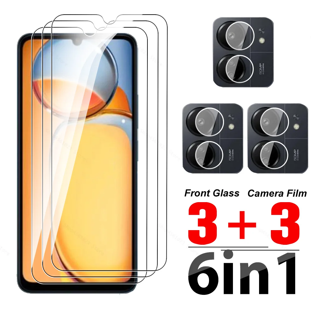 6-in-1-Screen-Protector-Case-For-Xiaomi-Redmi-13C-4G-6-74-Tempered ...
