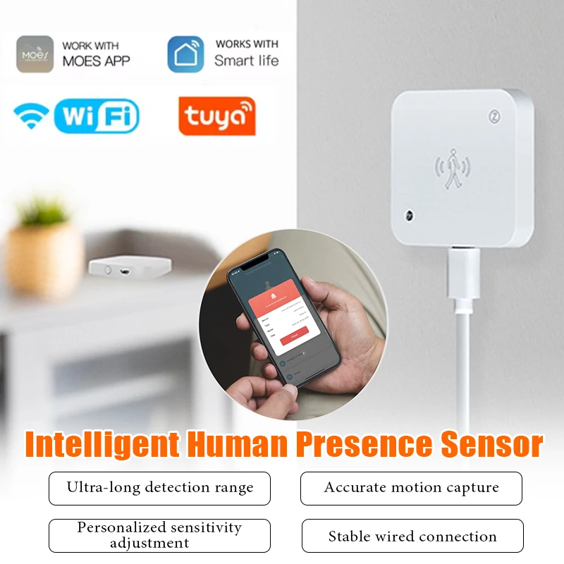 New Tuya Smart Home Human Presence Sensor Timing Sensor WIFI Light ...