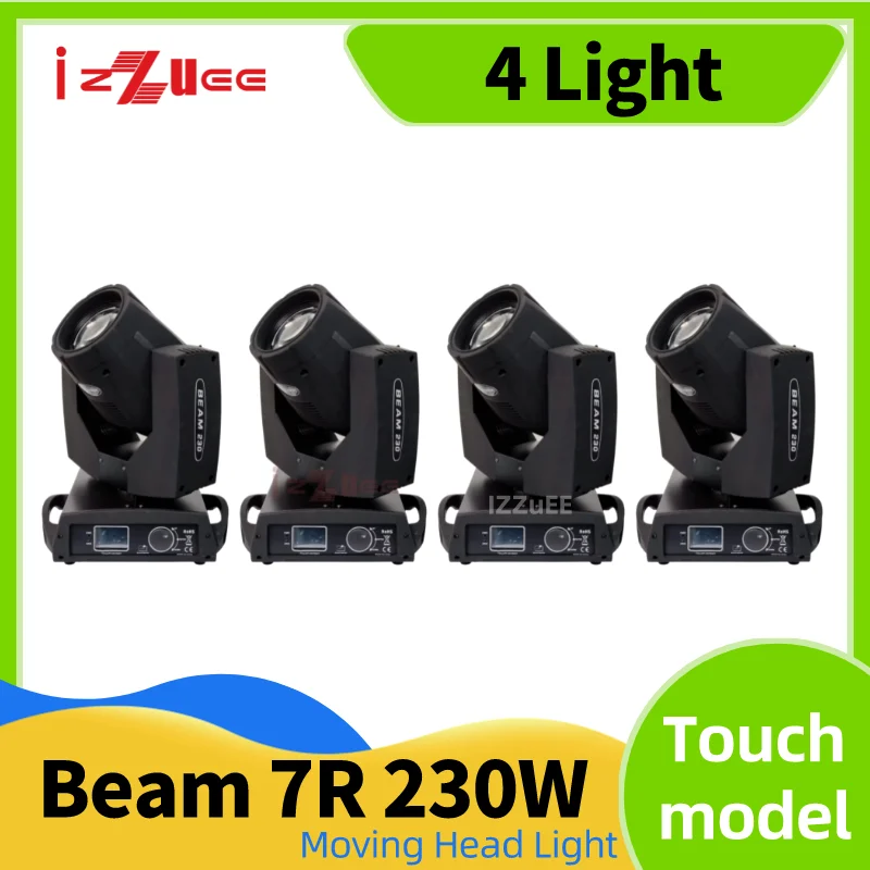 0Tax 1-4PCS Lyre Sharpy Led Beam 230W 7R Moving Head Light Case For ...