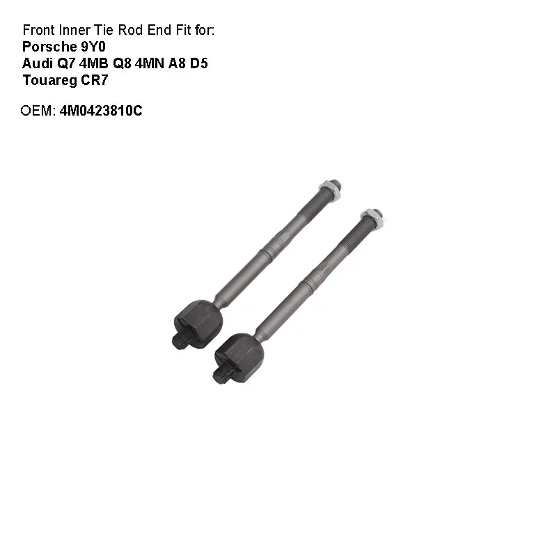 2PCS-Front-Axle-Inner-Steering-Tie-Rod-Ends-For-Porsche-9Y0-Audi-Q7-4MB ...