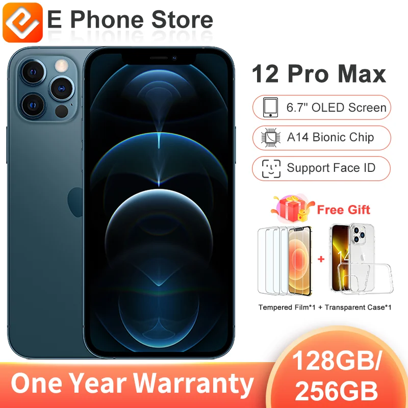 Apple-iPhone-12-Pro-Max-256GB-128GB-ROM-Face-ID-6-7-Tela-OLED-2778x1284 ...
