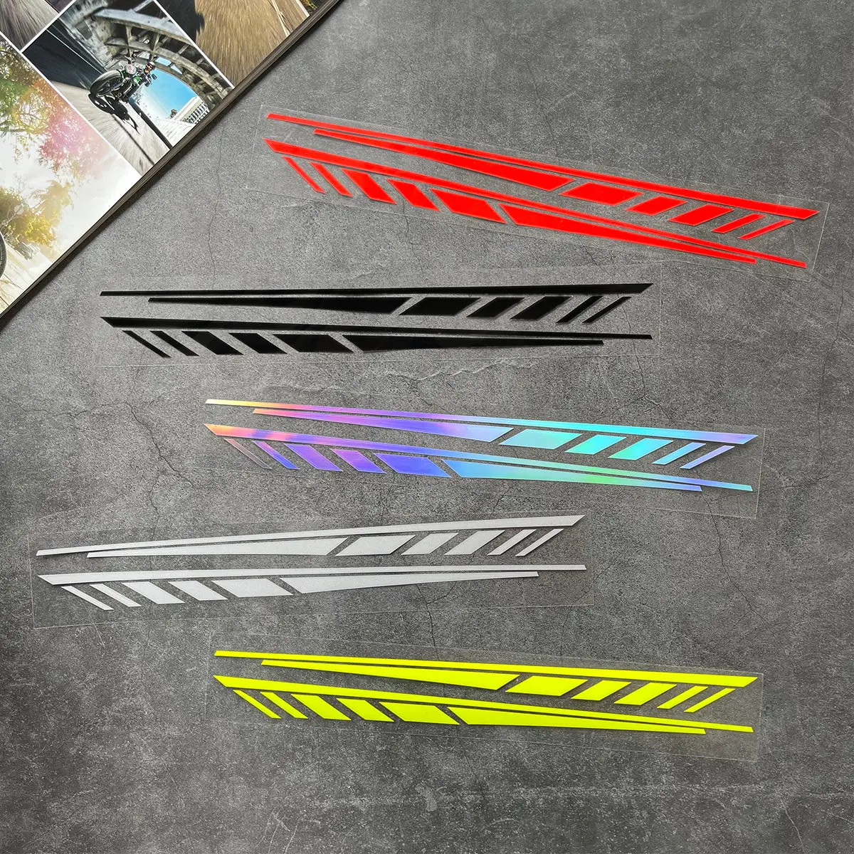 Motorcycle Strip Decals - Waterproof Vinyl Stickers for Bike Body ...