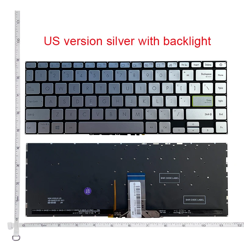 Clavier-am-ricain-anglais-pour-ordinateur-portable-ASUS-UX434-UX434F-FA ...
