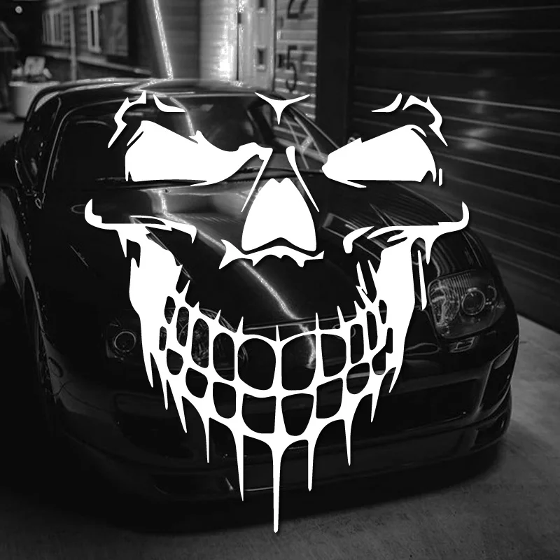 SKULL FACE Stickers,cool&fashion stickers with High quality for cars ...