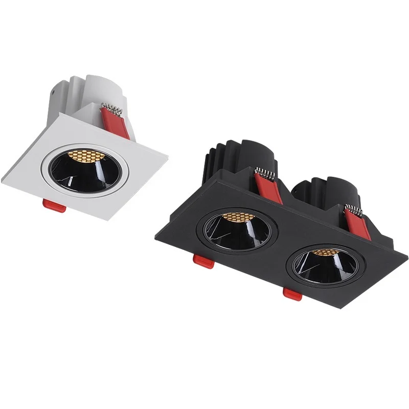 Single-Double-Head-Spot-lights-LED-Recessed-Ceiling-Lamp-Dimmable ...
