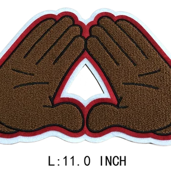 10.5 Inch Delta Sigma Theta Sorority Patches,Since 1913 Iron-On ...
