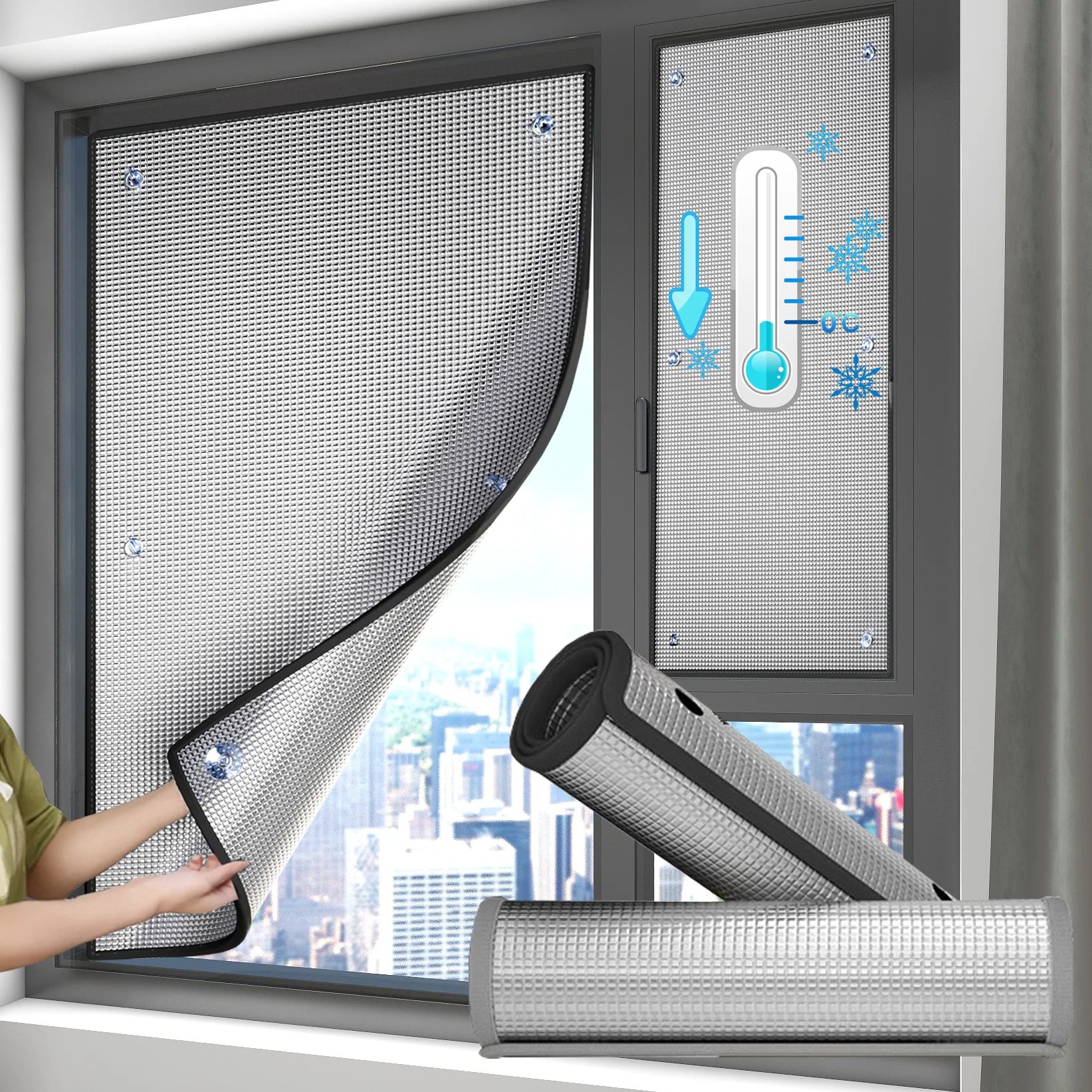 House-Blackout-Window-Film-Sun-Shade-Insulation-Aluminum-Foil-Pad ...