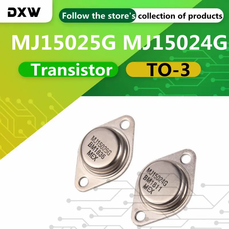 Power Transistors 10-Piece MJ15003G/MJ15004G Power Transistor Set - 20A ...